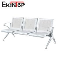 China Public Stainless Steel Airport Chair , 3 Seater Reception Chair For Waiting Room for sale