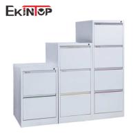 China Cold Rolled Steel 4 Drawer Office Cabinet , Metal Filing Cupboard Odorless OEM for sale