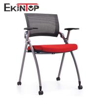 China Stackable Ergonomic Training Chair With Writing Tablet For Officeworks Room for sale