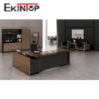 China Modern Wooden Melamine Desk L Shaped 2400mm×1850mm×750mm ODM for sale