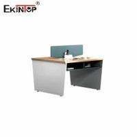 China Ekintop Modern Cubicle Workstation 2 Color Seamless Stitching For Office for sale
