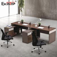 China Multifunctional Office Desk Cubicles , Wooden Workstation Desk For Office Clerk for sale