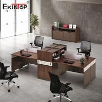 China Multifunctional Office Desk Cubicles , Wooden Workstation Desk For Office Clerk for sale