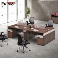 China Multifunctional Office Desk Cubicles , Wooden Workstation Desk For Office Clerk for sale
