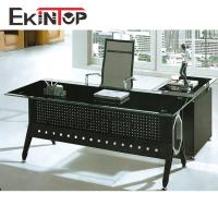 China Commercial Officeworks Glass Desk For CEO Executive Office Room for sale