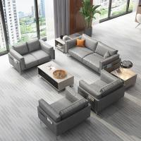 China Modern Comfortable Modern Sofa For Office Reception Fabric Material OEM for sale