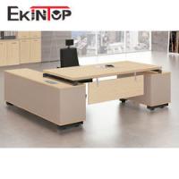 China Executive Wooden Melamine Board Table For Home Office CEO Boss for sale