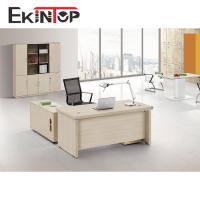 China Executive Wooden Melamine Board Table For Home Office CEO Boss for sale
