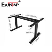 China Modern Ergonomic Electric Height Adjustable Desk Metal Material For Officeworks for sale