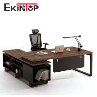China Officeworks Modern Executive Office Desk MDF Material For CEO Manager for sale