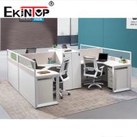 China Commercial Modern 4 Seater Office Workstation Furniture ISO9001 Certified for sale