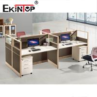 China Modern 4 Person Office Workstation Modular Multifunctional For School Workshop for sale