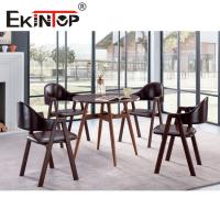 China Modern Wood Conference Room Tables Chair Set Smooth Surface OEM ODM for sale
