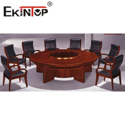 China Enterprise Round Conference Table Large Business Round Table Multi Person Conference Table for sale