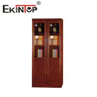 China Chinese Floor To Ceiling File Cabinet Book Storage Cabinet With Glass Door for sale