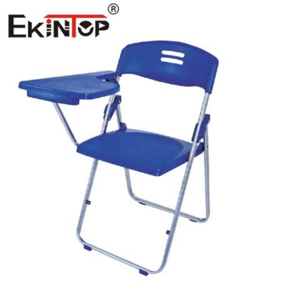 China Rainbow Color Conference Chair With Writing Tablet Height Adjustable for sale