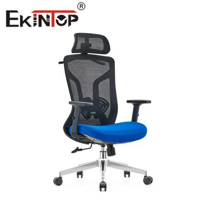China Modern Ergonomic Swivel Fabric Mesh Chair Office Revolving Recliner for sale