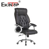 China Mordern Leather Office Chair Luxury High Back Swivel PU Leather Chair for sale
