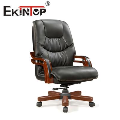China Ergonomic Executive Boss Chair Luxury Comfortable Leather Office Chair for sale