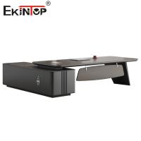 China L Shape Modern Style Desk Extension Table MDF Painting Wooden Office Desk for sale