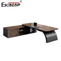 China Customized Solid Wood Office Furniture Sets Modern Style Desk File Cabinet Set for sale