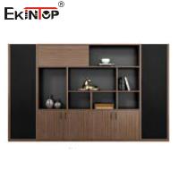 China Customized Solid Wood Office Furniture Sets Modern Style Desk File Cabinet Set for sale