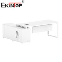China Modern Wood Top Executive Office Furniture Extendable Computer Office Desk for sale