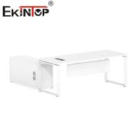 China Luxury Office Furniture Desk Modern Wood L Shaped Executive Office Table for sale