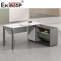 China Demountable Cubicles Office Workstation Partition Writing Computer Table For 2-8 Person for sale