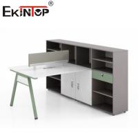 China Commercial Furniture Office Workstation Staff Table Height Adjustable  Rectangular for sale