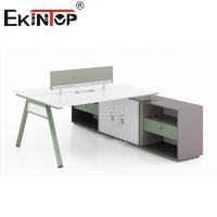 China Commercial Furniture Office Workstation Staff Table Height Adjustable  Rectangular for sale