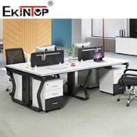 China Modern Office Working Station For Commercial Furniture Office Cubicles Table White for sale
