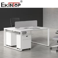 China White Office Cubicle Computer Workstation Furniture 5 Years Warranty for sale