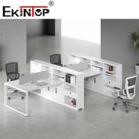 China 2-8 Person Office Partition Workstation System Furniture Rectangular Shape for sale
