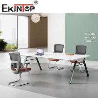 China Custom Wood Steel Conference Table Revolving For Office Furniture for sale
