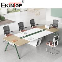 China Custom Wood Steel Conference Table Revolving For Office Furniture for sale