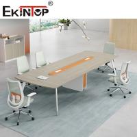China Modern Custom Wood Conference Table  Include Integrated Audiovisual Systems for sale