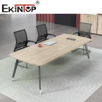 China Modern Conference Long Table 10 People Meeting Desk 5 Year Warranty for sale