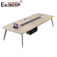 China Modern Conference Long Table 10 People Meeting Desk 5 Year Warranty for sale