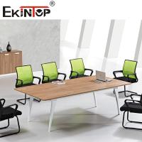 China 4 Leg Modular Conference Table Seating 6 8 10 Persons For Meeting Room for sale