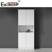 China 4 Drawer Lateral Fireproof File Cabinet Wood Bookshelf For Office Furniture for sale
