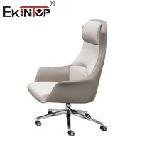 China Steady Office Furniture High Back Leather Chair For Business for sale