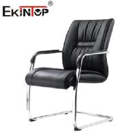 China Executive Modern Black Leather Chair Easy Clean For Office Furniture High Back for sale