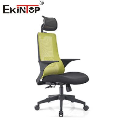 China Gray Green Commercial Mesh Office Chair With Backrest for sale