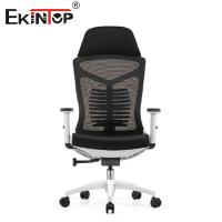China 250Lbs Capacity Mesh Office Chair With Headrest Lumbar Support Assembly Required for sale