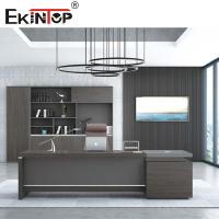 China Gray Color Morden Office Furniture Computer Desk For Commercial for sale