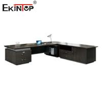 China Modern Commercial Furniture Executive Office Desk With Storage Space for sale