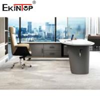 China Modern L Shaped Executive Home Office Desk With Large Storage Space for sale