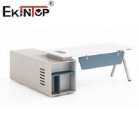 China Luxury Extendable L Shape Office Table Executive Manager Desk Customized Size for sale