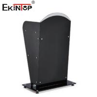 China Office Efficiency Modern Wooden Black File Cabinet Moisture Proof for sale